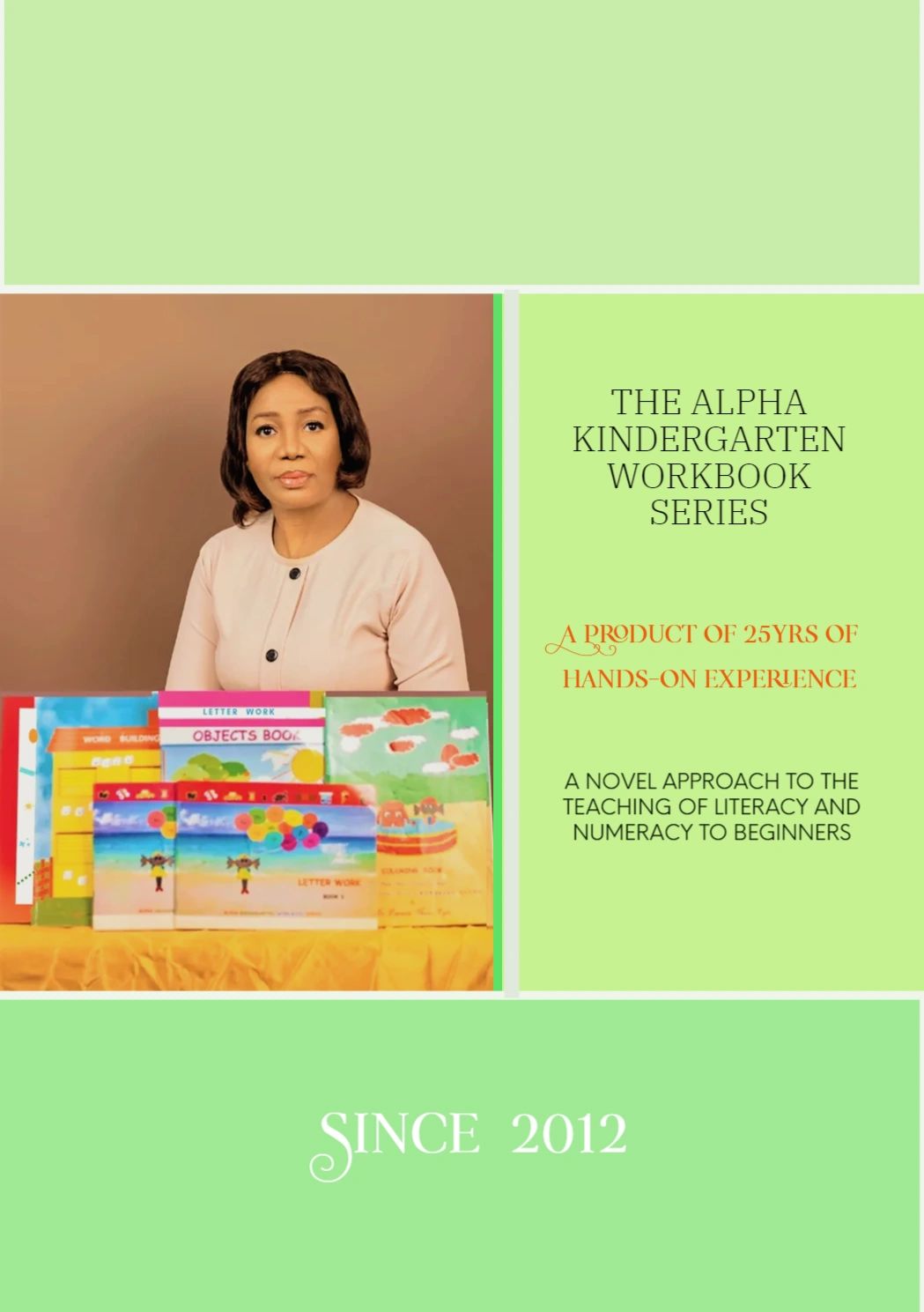 Alpha kindergarten work book series
