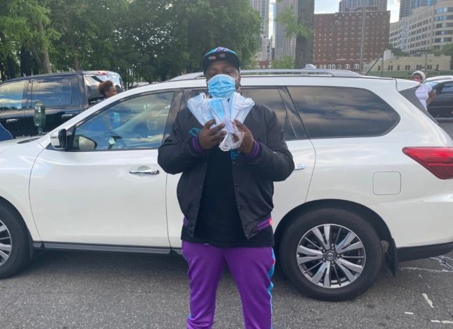 Charlotte Rapper Donates Masks