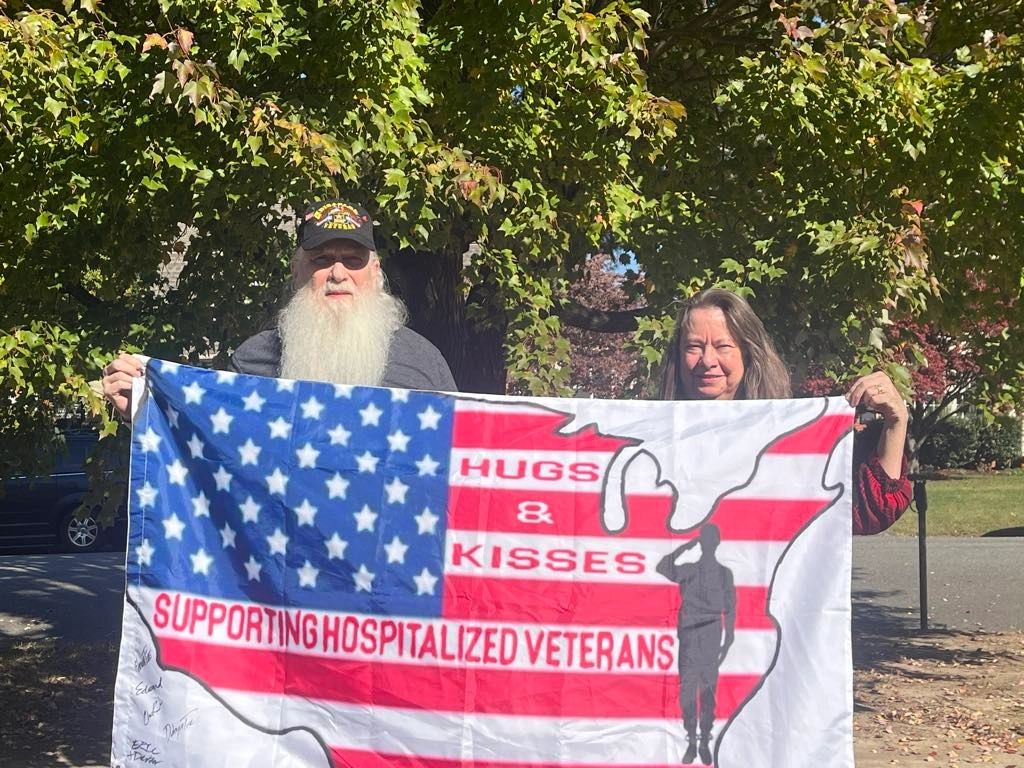 About Hugs and Kisses: Supporting Hospitalized Veterans