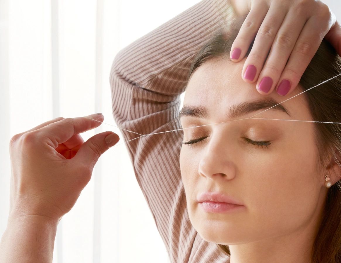Eyebrow Shaping Threading, Permanent Makeup - Get Perfectly Shaped Brows