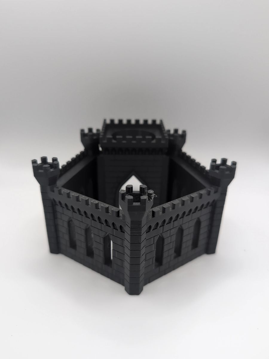 3D printed fish castle