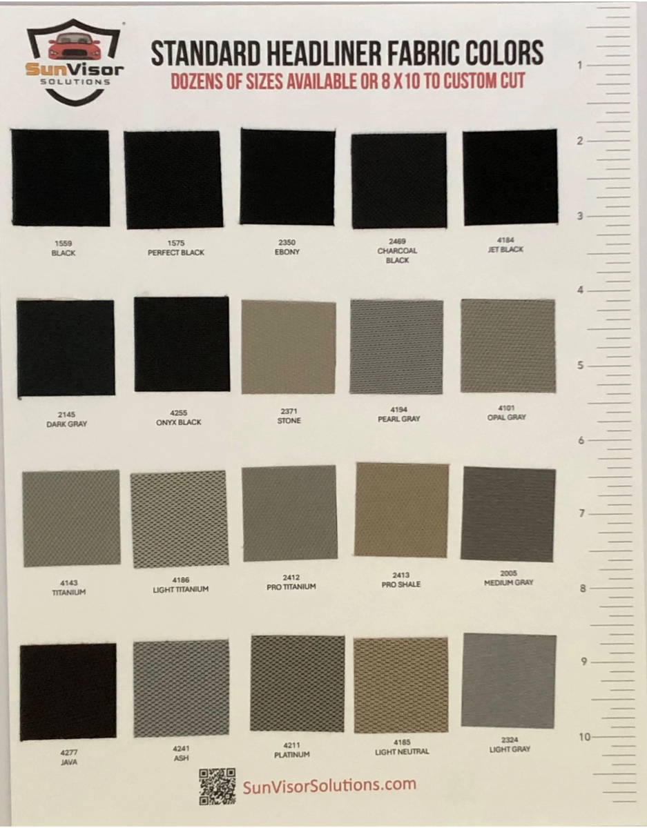 Color Chart -- Fabric