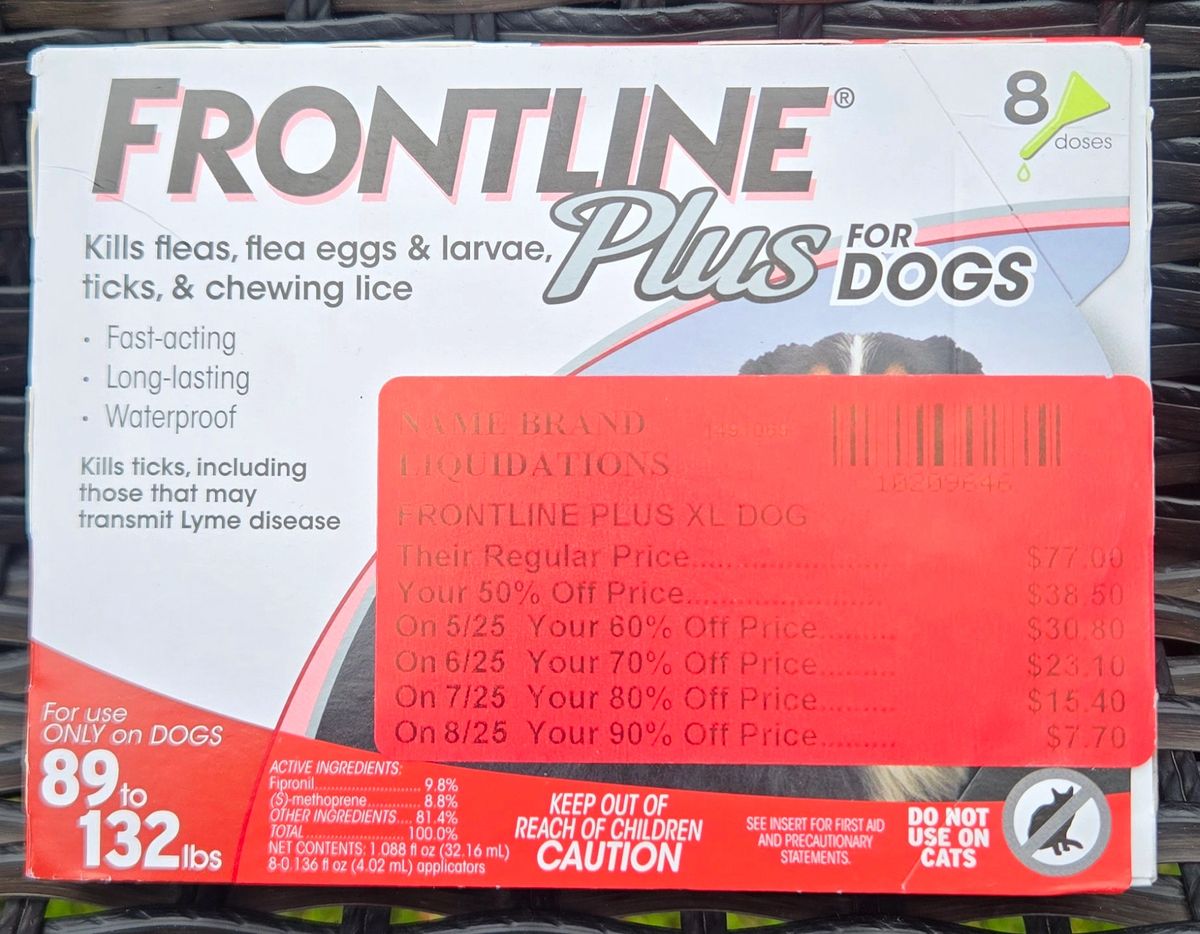 FRONTLINE PLUS for XL Dogs