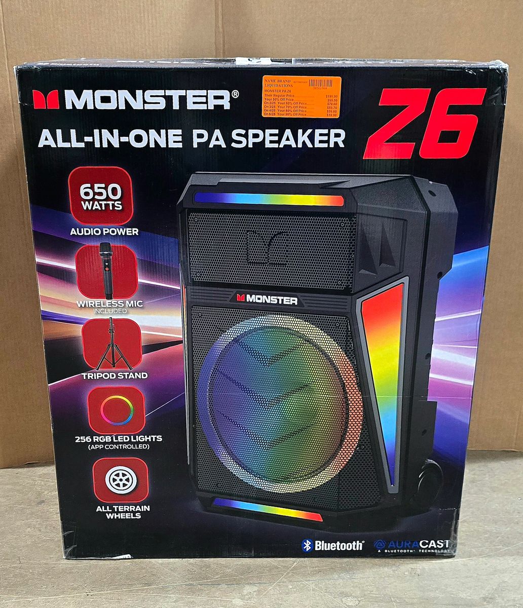 MONSTER All-In-One PA Speaker
