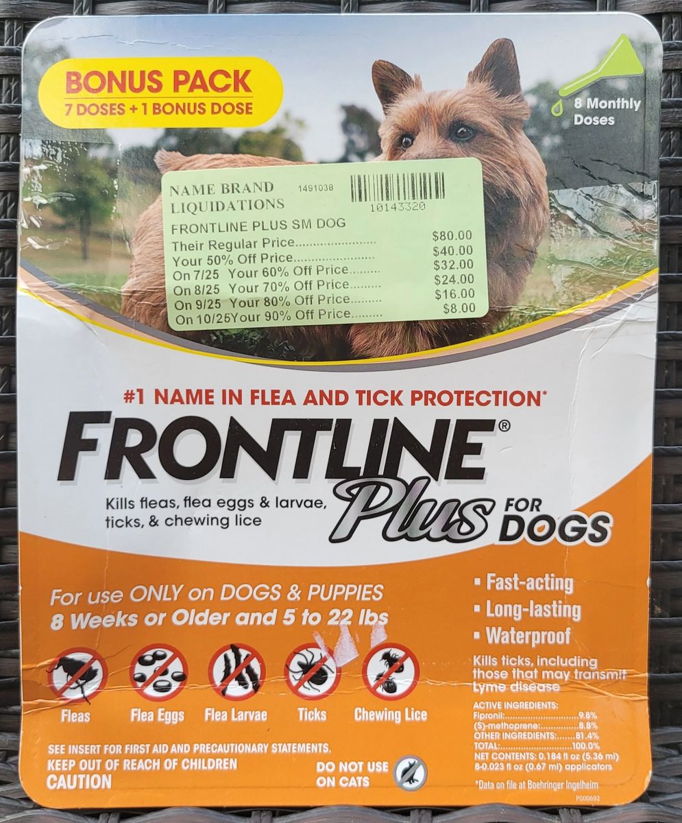 FRONTLINE PLUS for Small Dogs