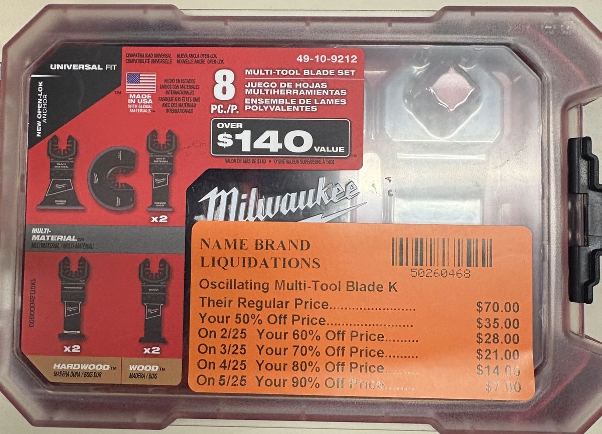 MILWAUKEE 8pc. Multi-Tool Blade Kit
