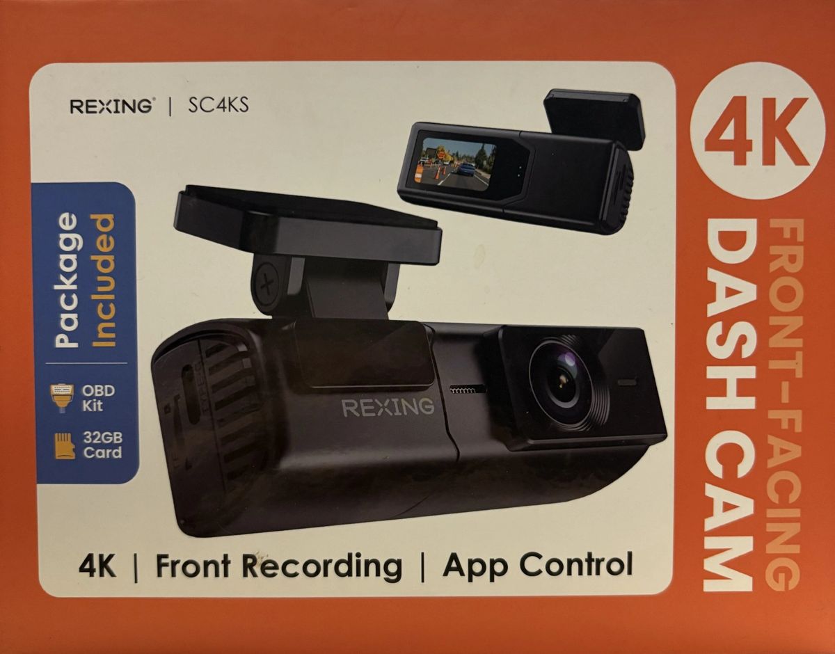 REXING 4K Front-Facing Dash Cam
