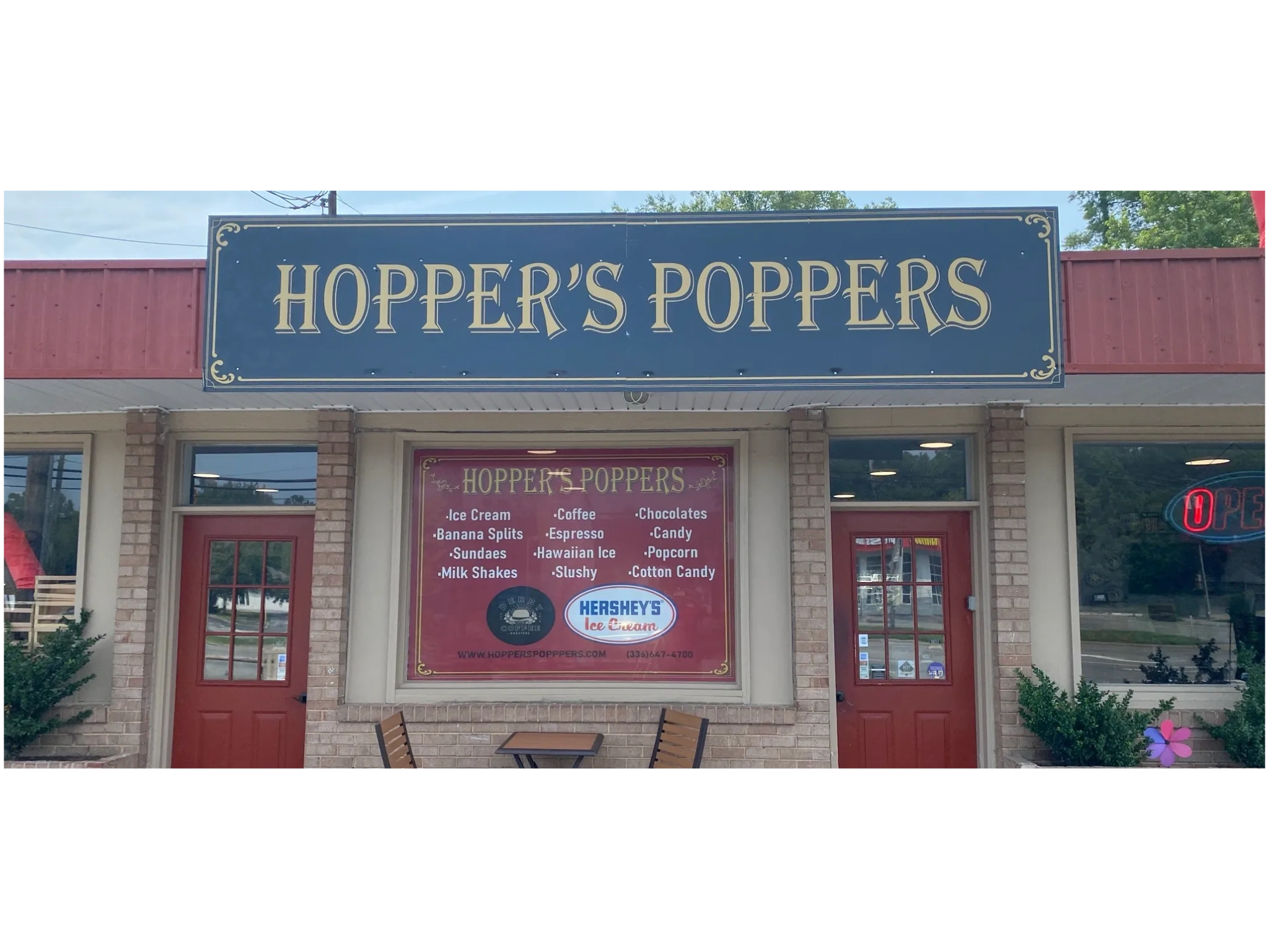 Hopper's Poppers - Ice Cream, Popcorn and Coffee