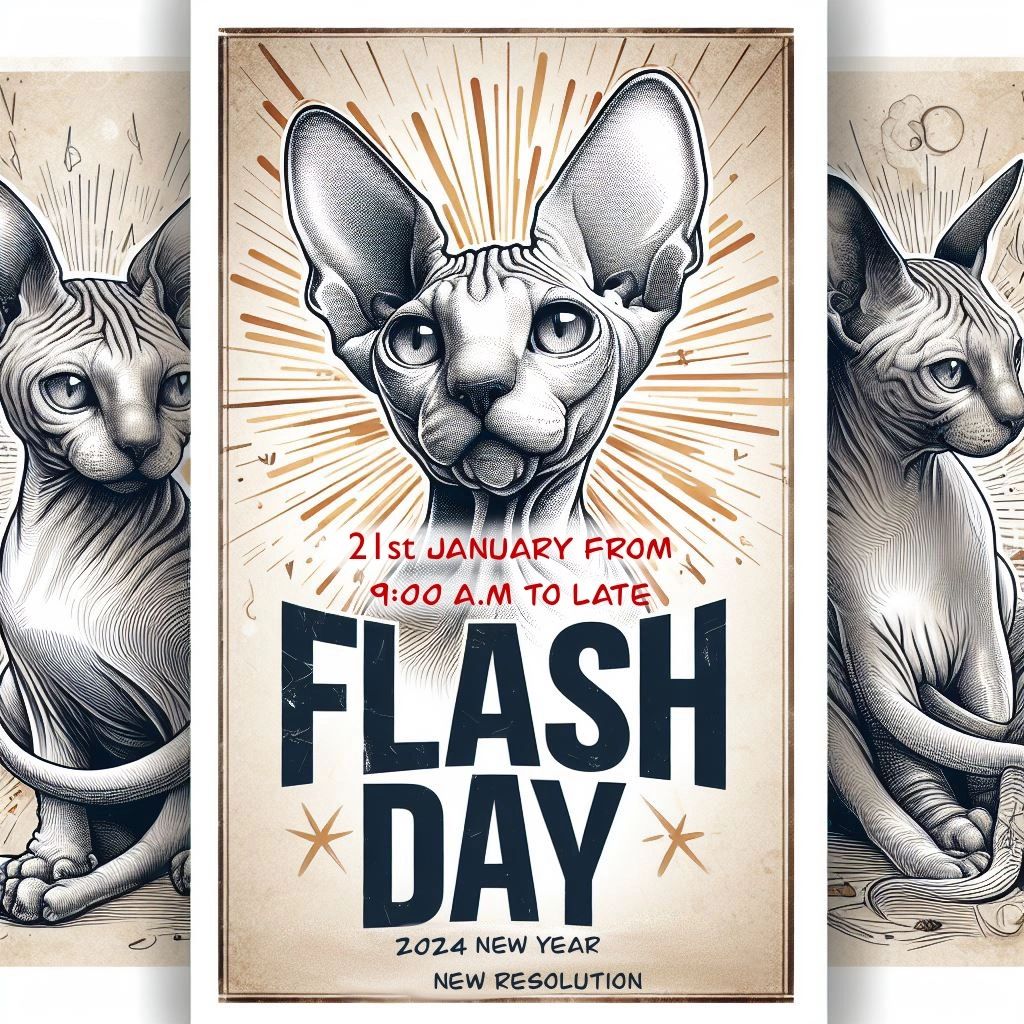 2024 NEW YEAR FLASH DAY