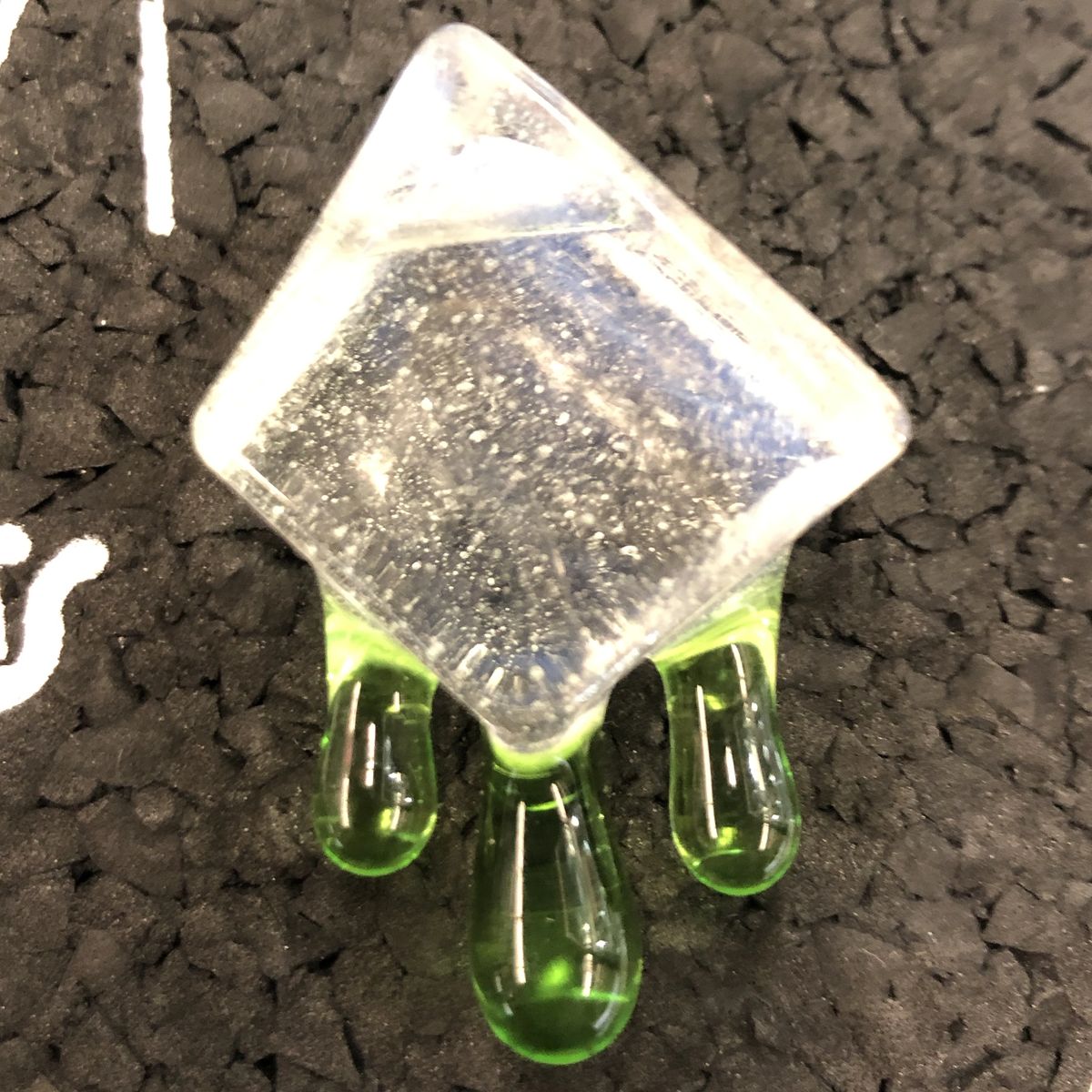 Drippy Cube Pendant By Chaka Glass @chakaglass