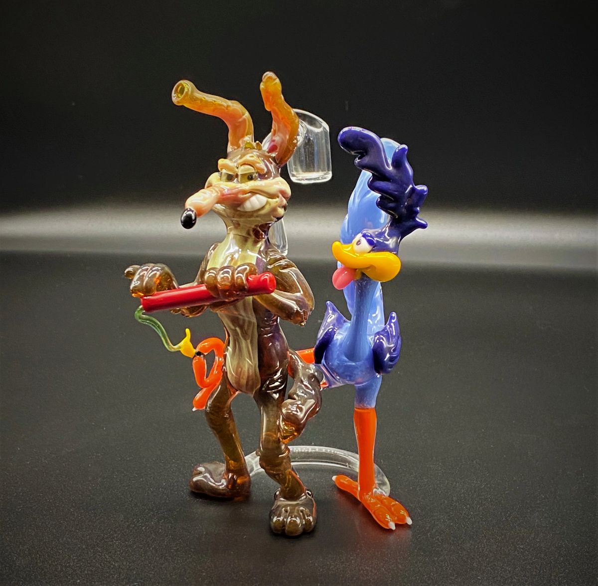Bob the Glass Blower- Road Runner and Wylie Coyote