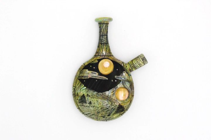 Sugar Shack Glass Greatful dead and Mountains Traveler Rig