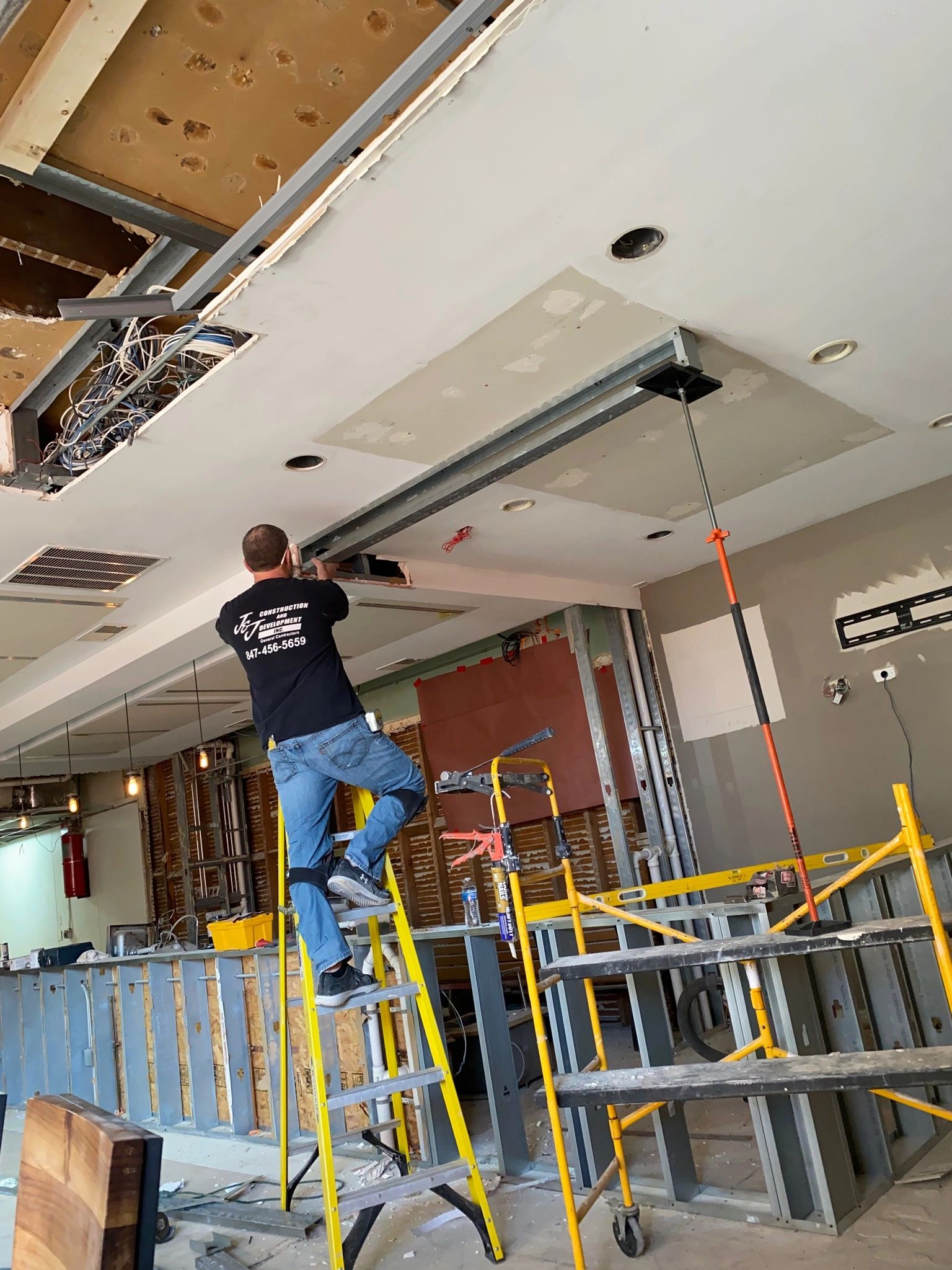 Helping Hand on Soffit Work
