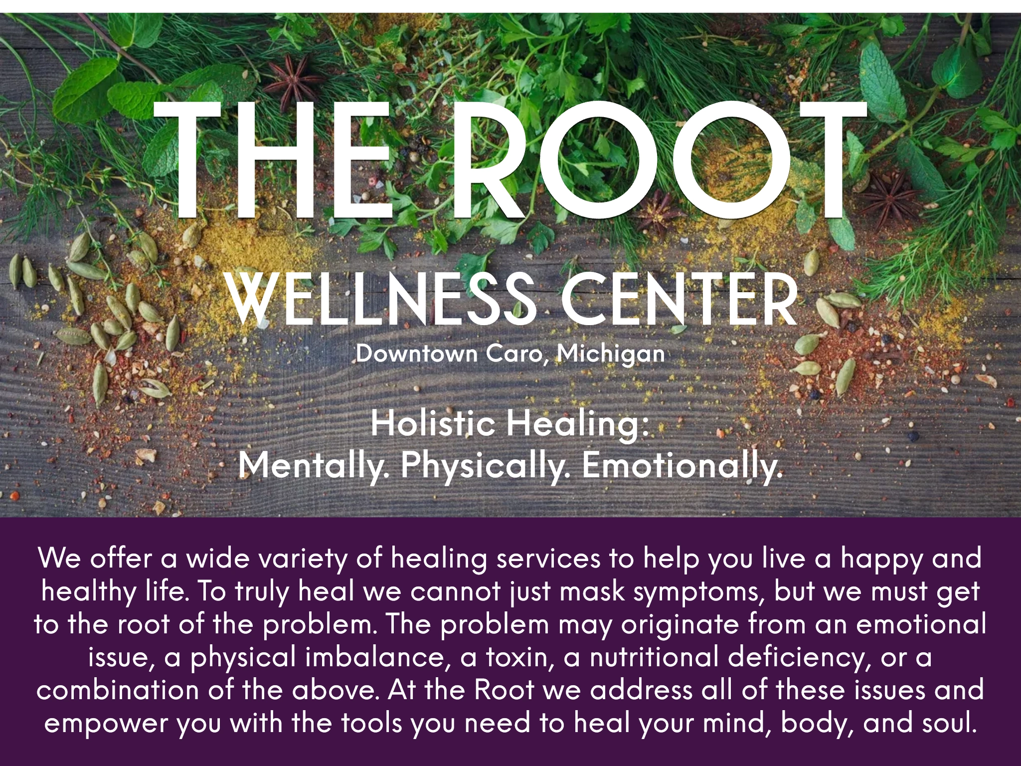 Holistic healing at The Root: Massage, Energy work, and more