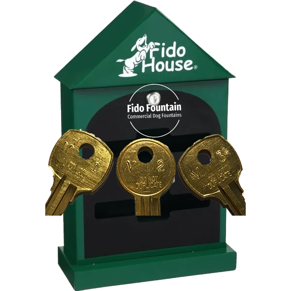 Fido House® Key Set- EXCLUSIVE- ALL 3 LOCK VERSION Key Set (FPWS-FIDO-KEY)