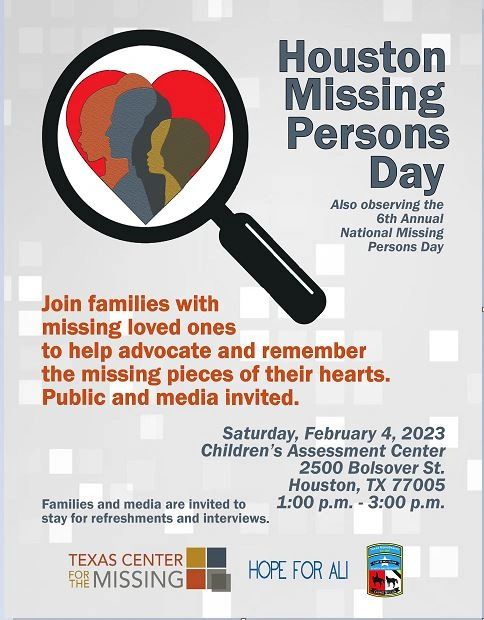2023 Houston Missing Persons Day