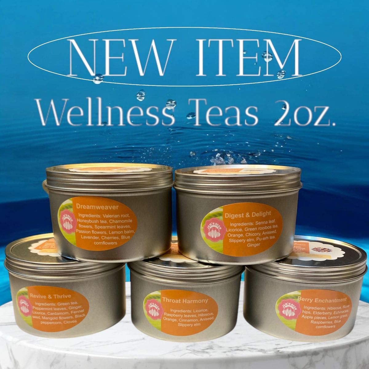 Wellness & Healing Teas - 2oz.