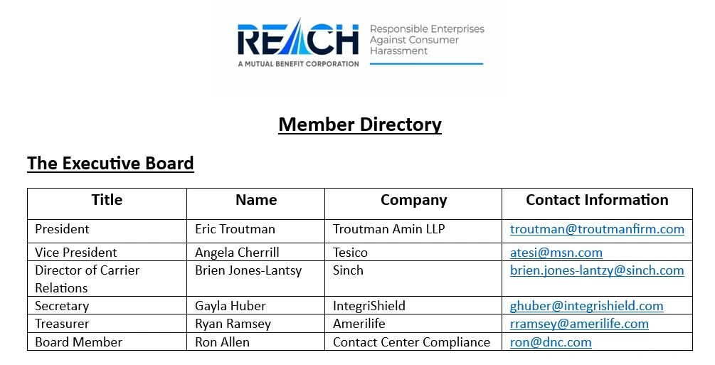 Member Directory | Reachmbc.com