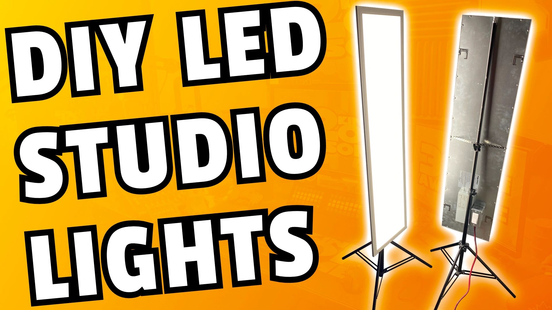 Making super bright portable LED studio lights