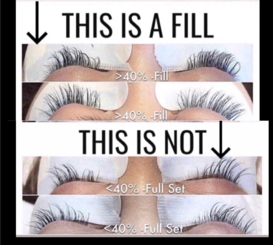 Lash Fill "2 weeks".