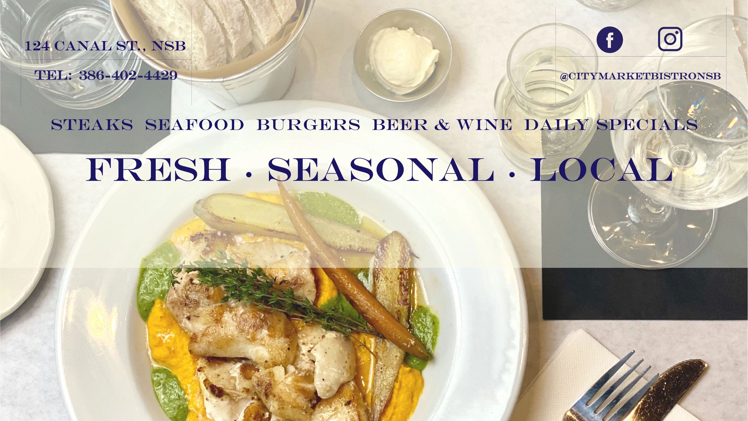 City Market Bistro - Restaurant - New Smyrna Beach, Florida