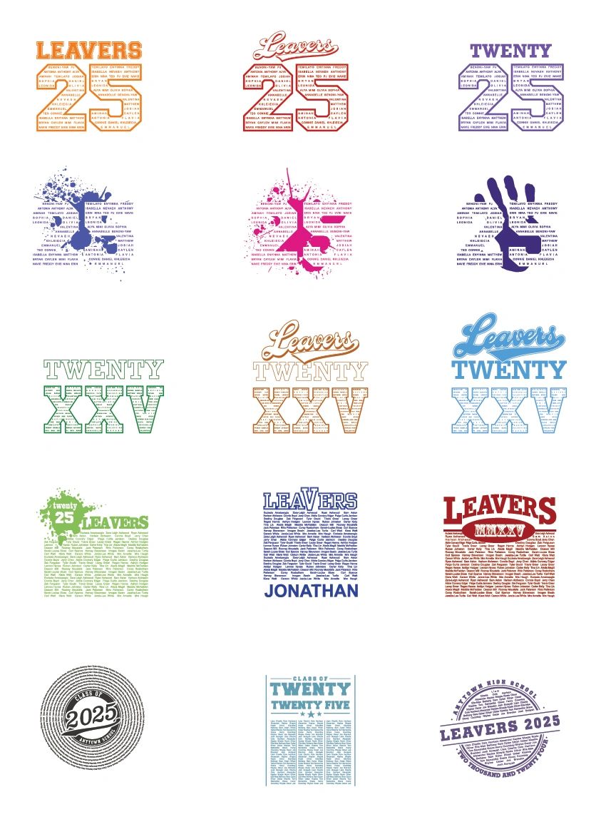 Leavers Hoodies Templates