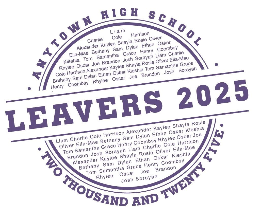 Leavers Artwork for your School