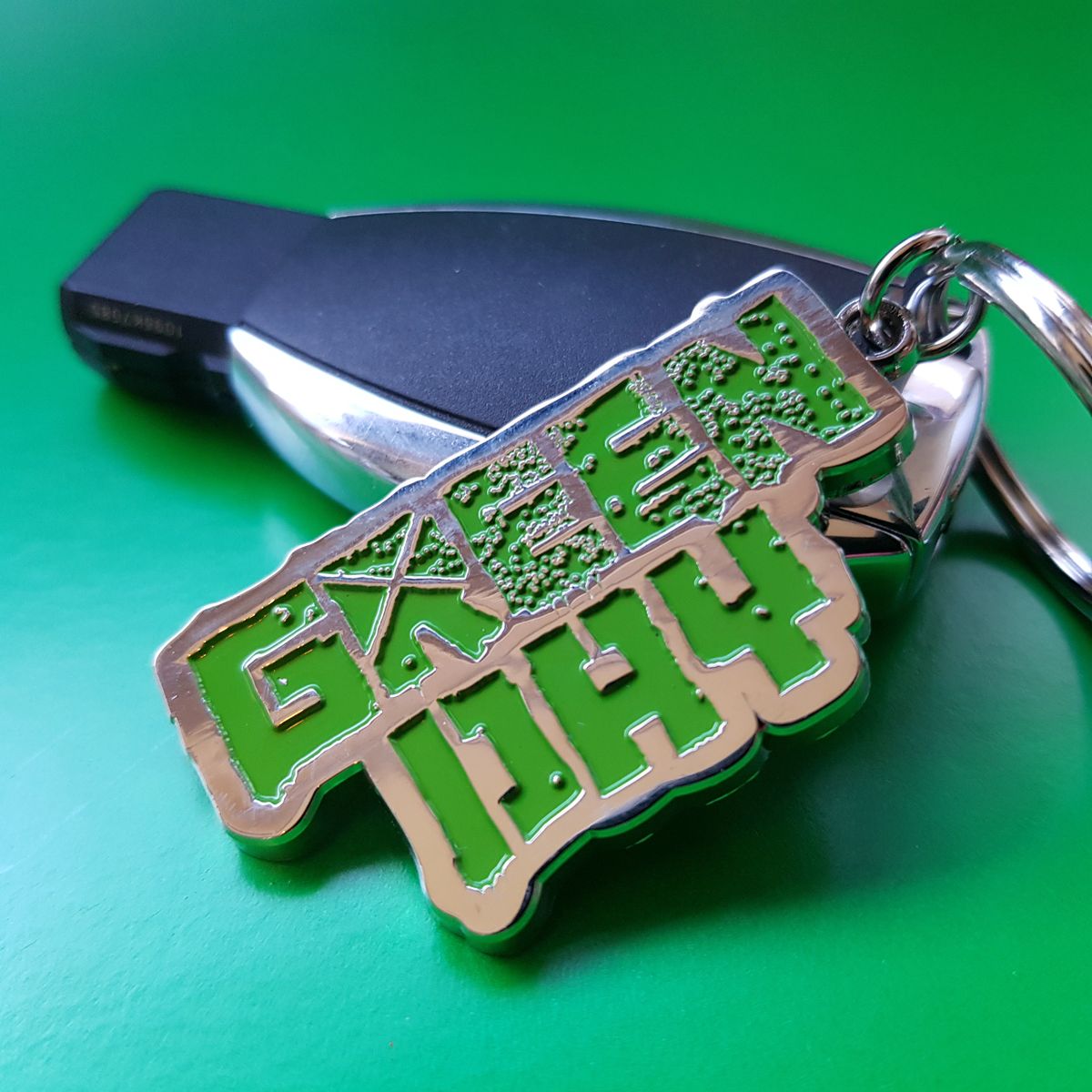 Green Day Keyring/Keychain, Band Logo (Enamel In-Fill)
