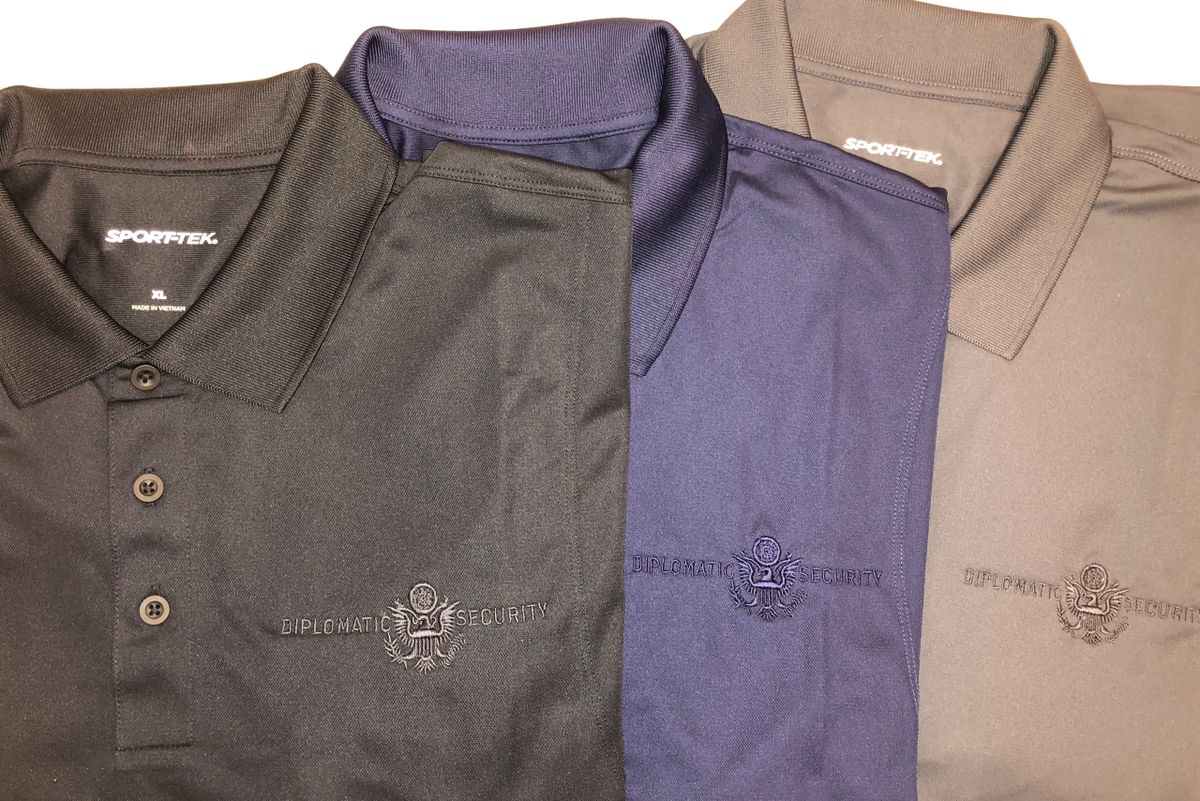 Micro Sport Polo with dark logo