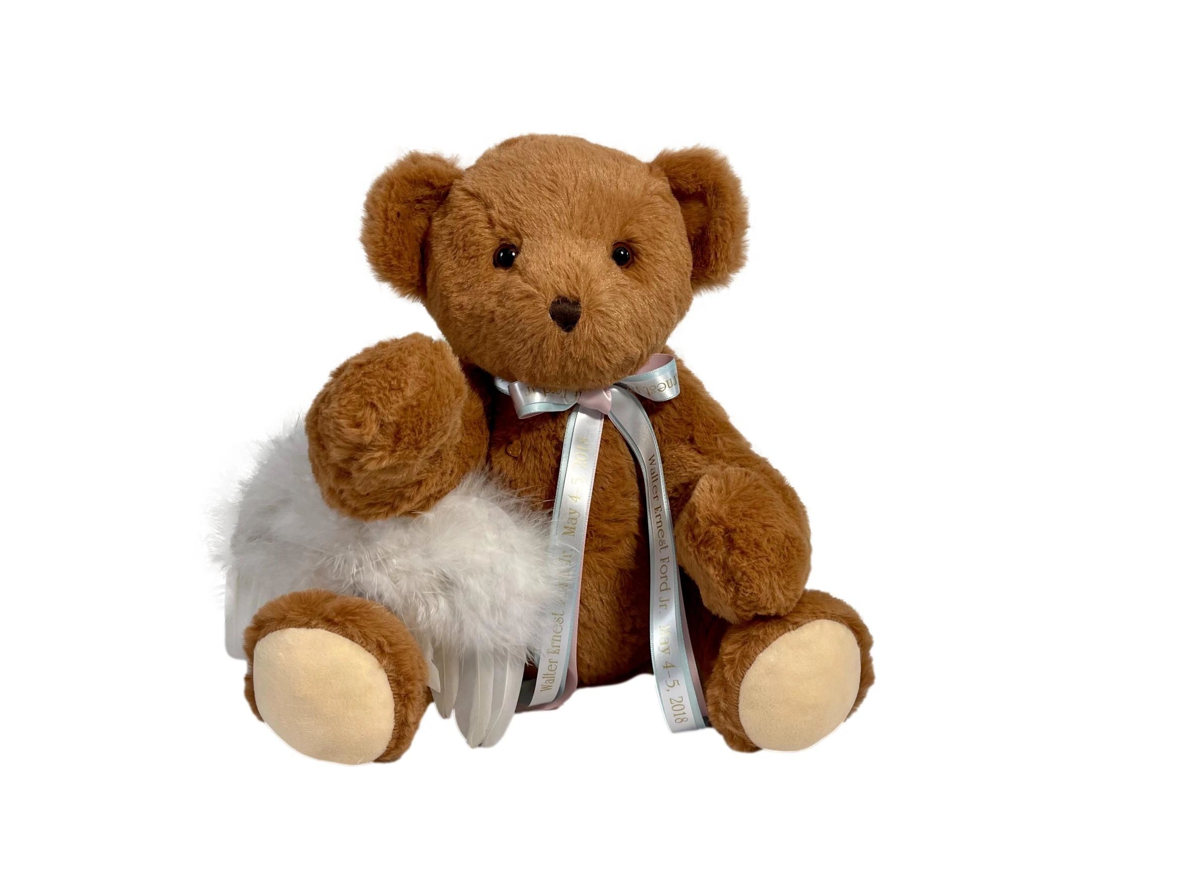 Stuffed Animals & Plushies Angel Bear Personalised Memory Bear ...