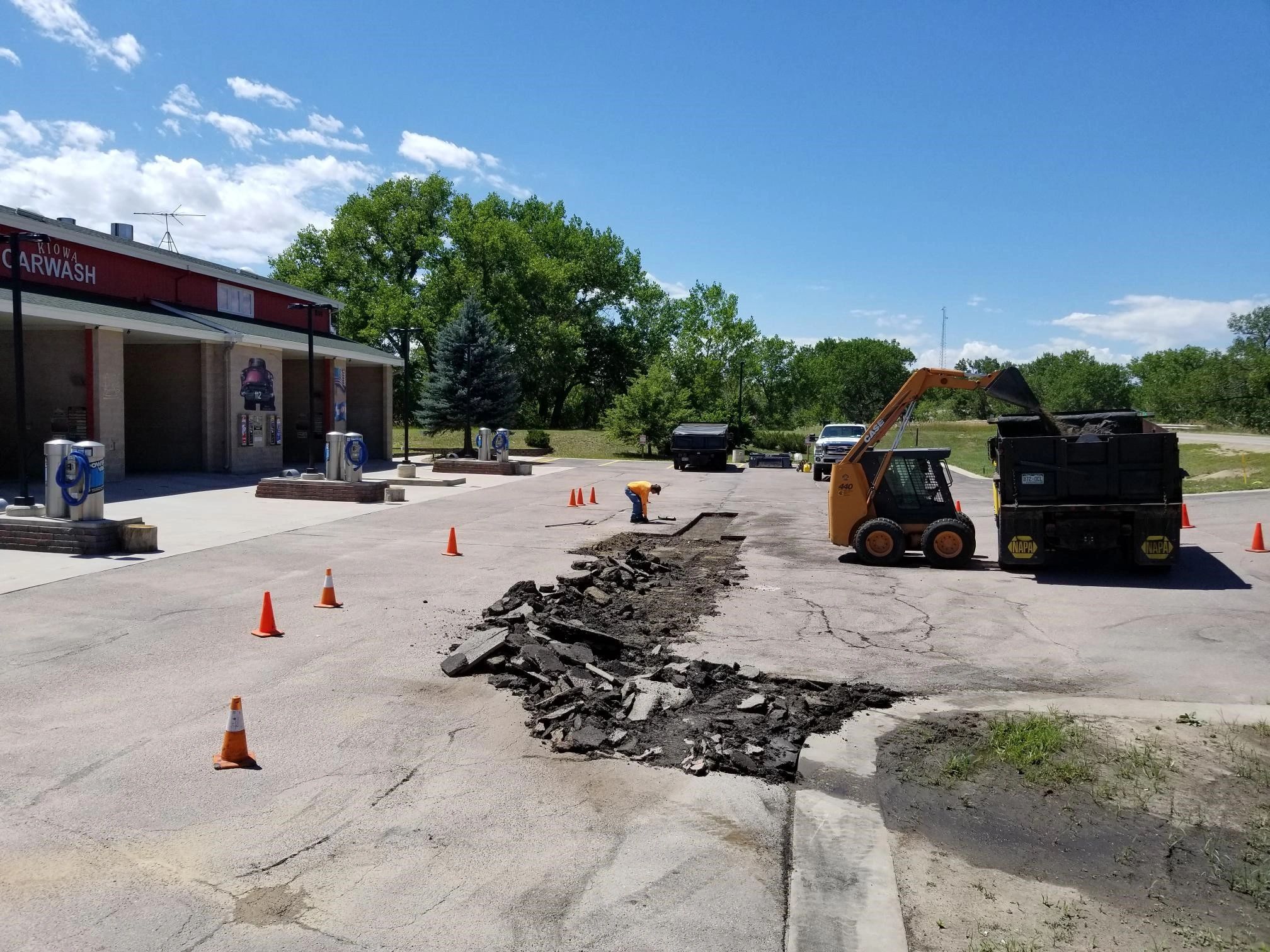 We are open again, the pavement work is done!