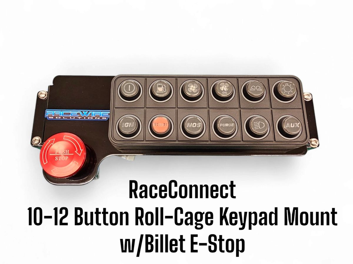 Roll Cage Keypad Mount - 10/12 Button