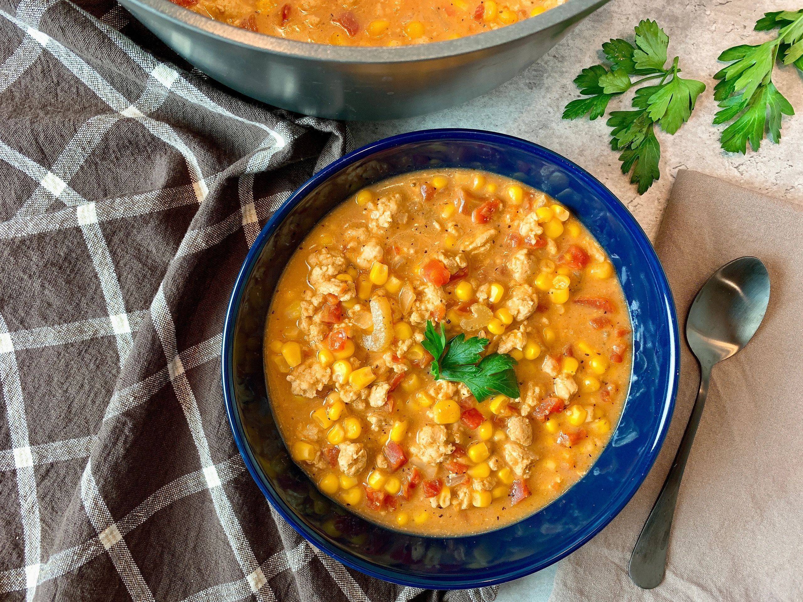 Smoky Chicken Corn Chowder