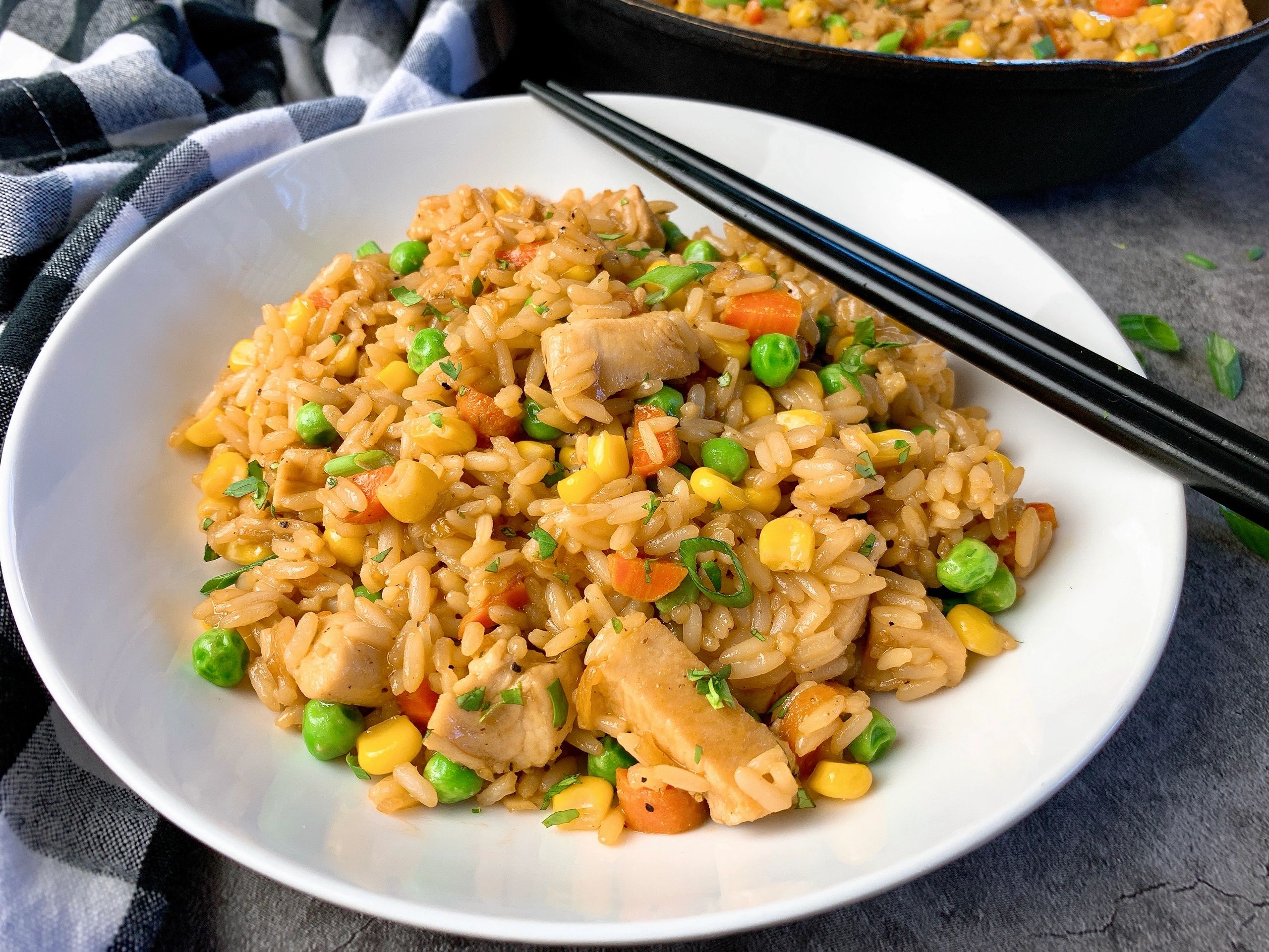Easy (Best Ever) Chicken Fried Rice