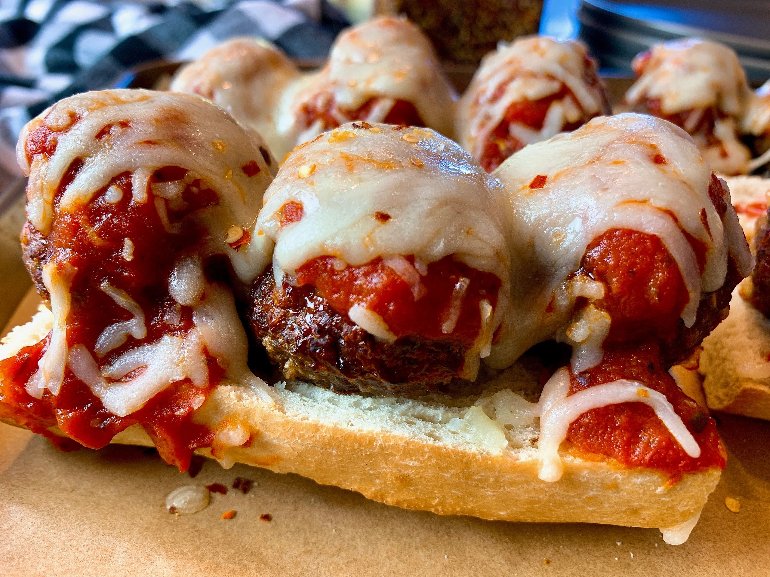 Sheet Pan Meatball Subs