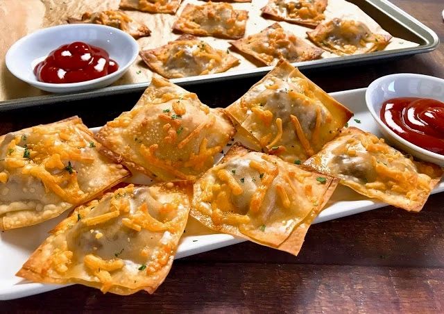 Cheeseburger Ravioli