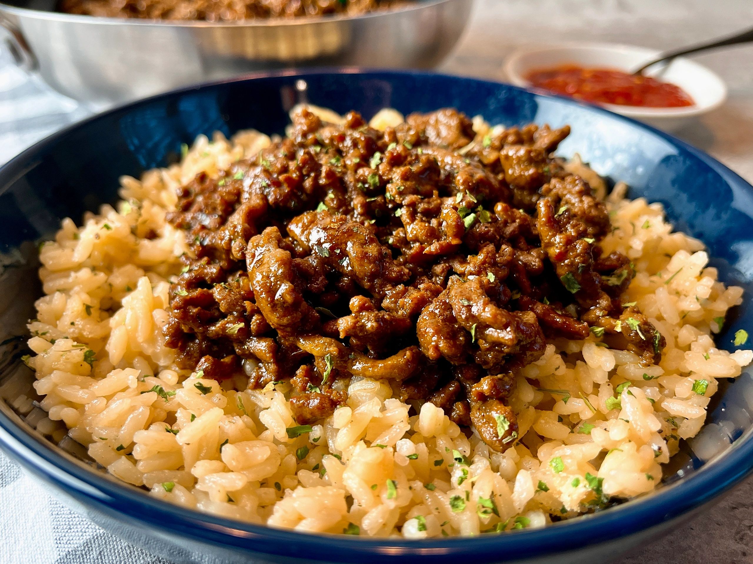 Spicy Ground Beef Teriyaki