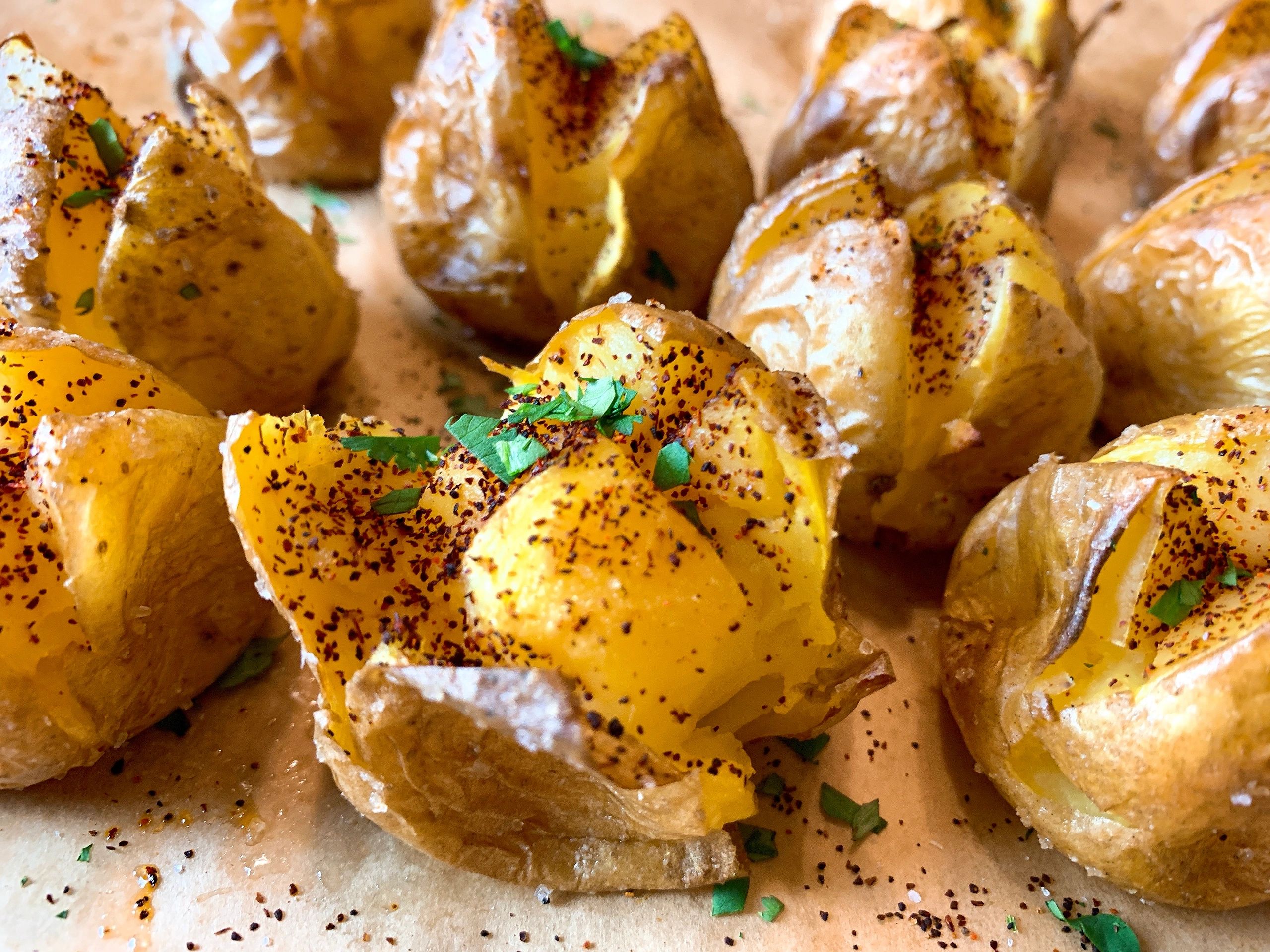 Chili Dusted Roasted Potatoes