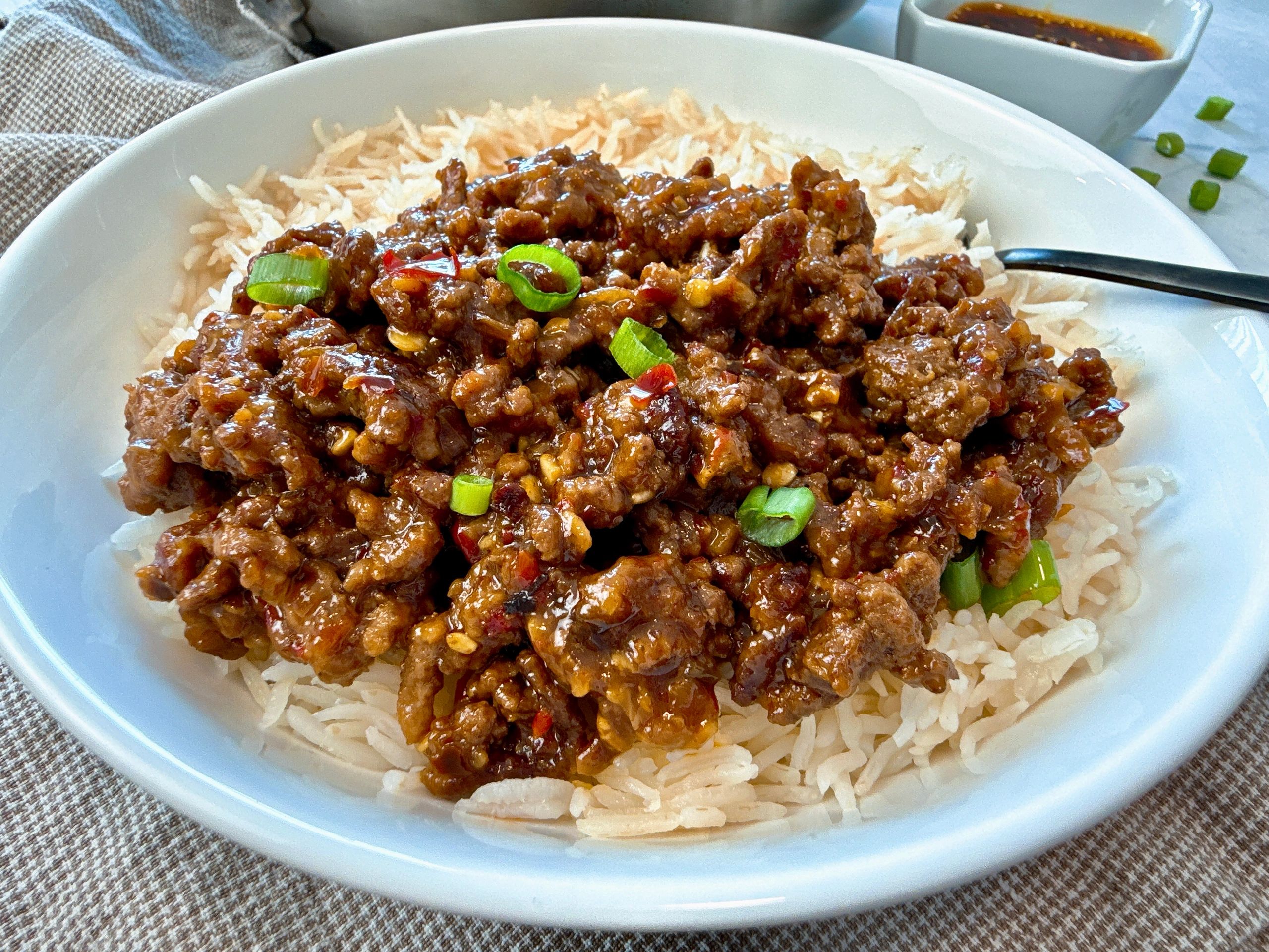 Chili Crisp Ground Beef