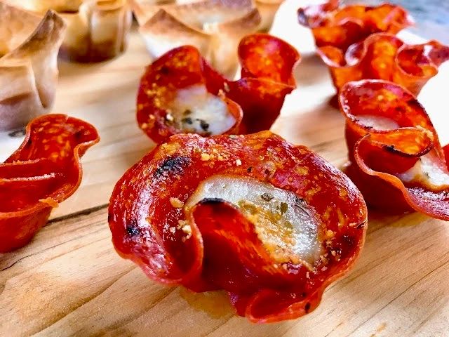 Pepperoni Pizza Cups
