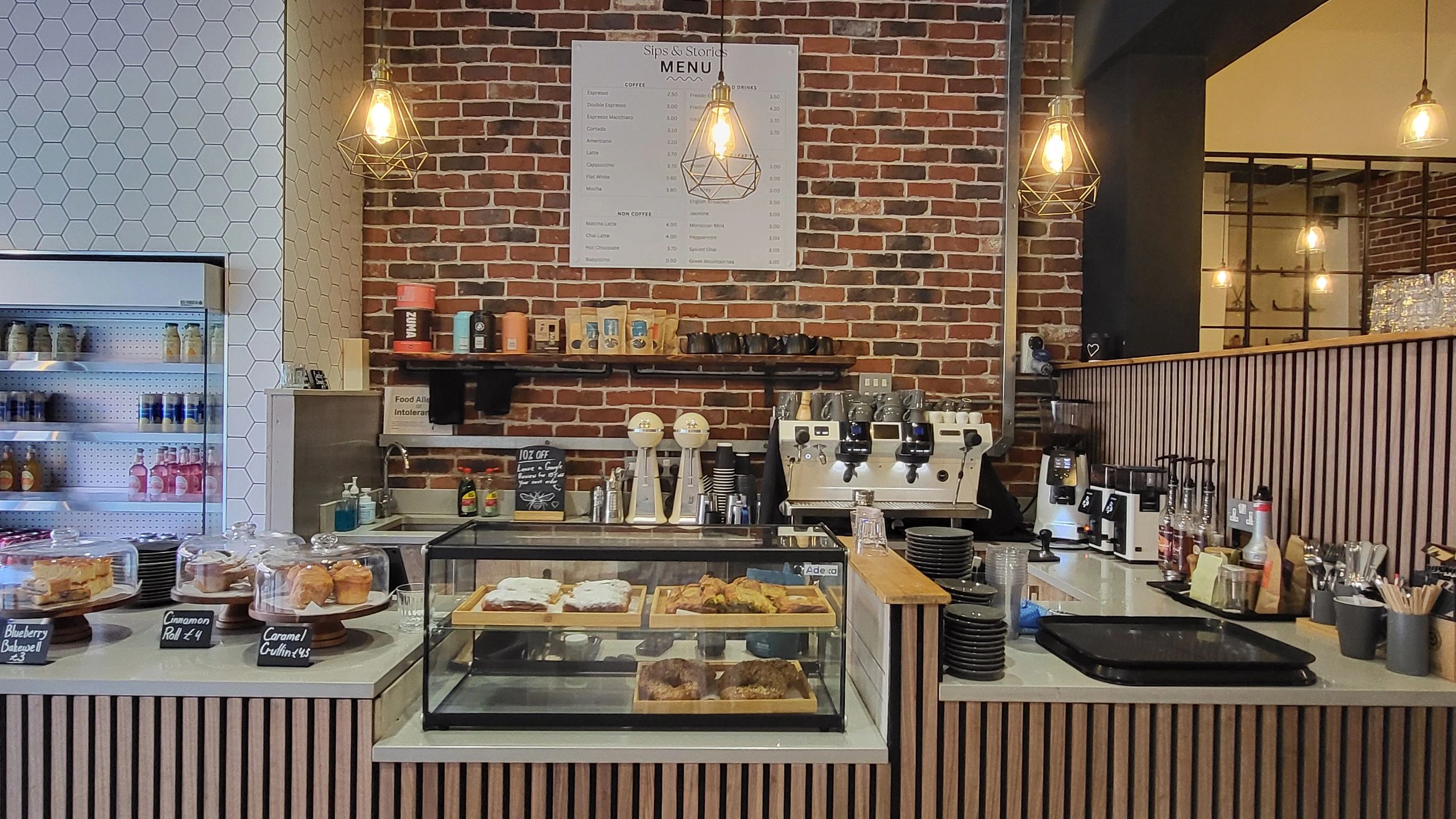 Menu | Sips & Stories