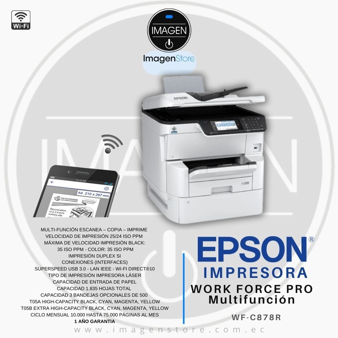 IMPRESORA EPSON WF PRO WF-C878R