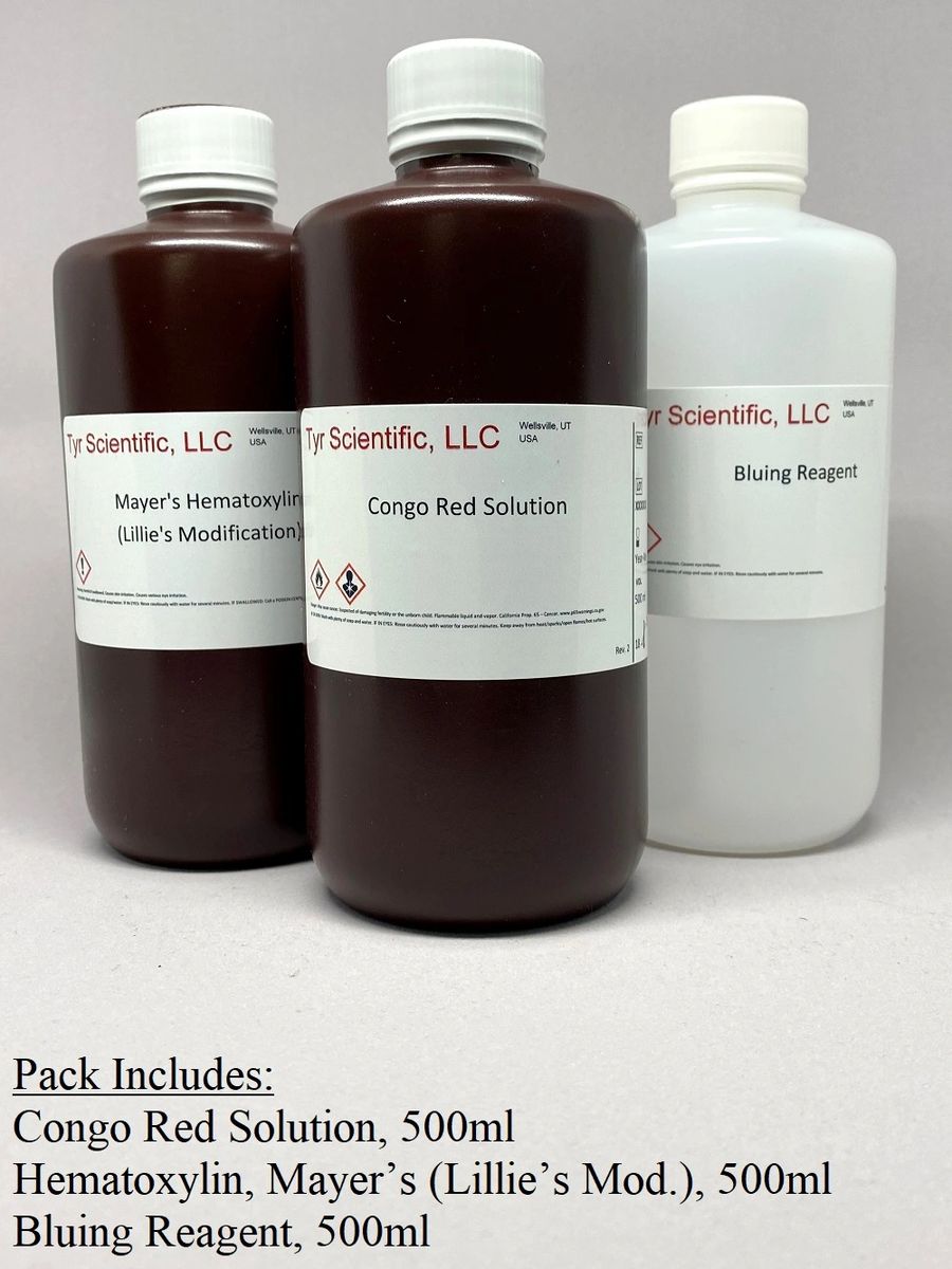 Amyloid Stain Pack (Congo Red), 500ml