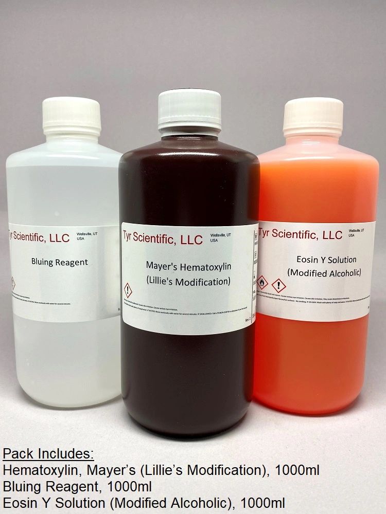 Hematoxylin and Eosin Stain Pack, 1000ml