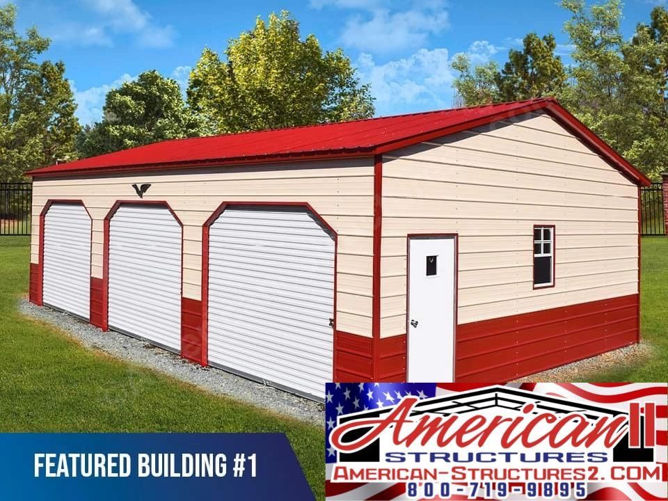 AMERICAN-STRUCTURES II - FB # 1 - 24X35X10 GARAGE - LOW AS $291.58 PER ...