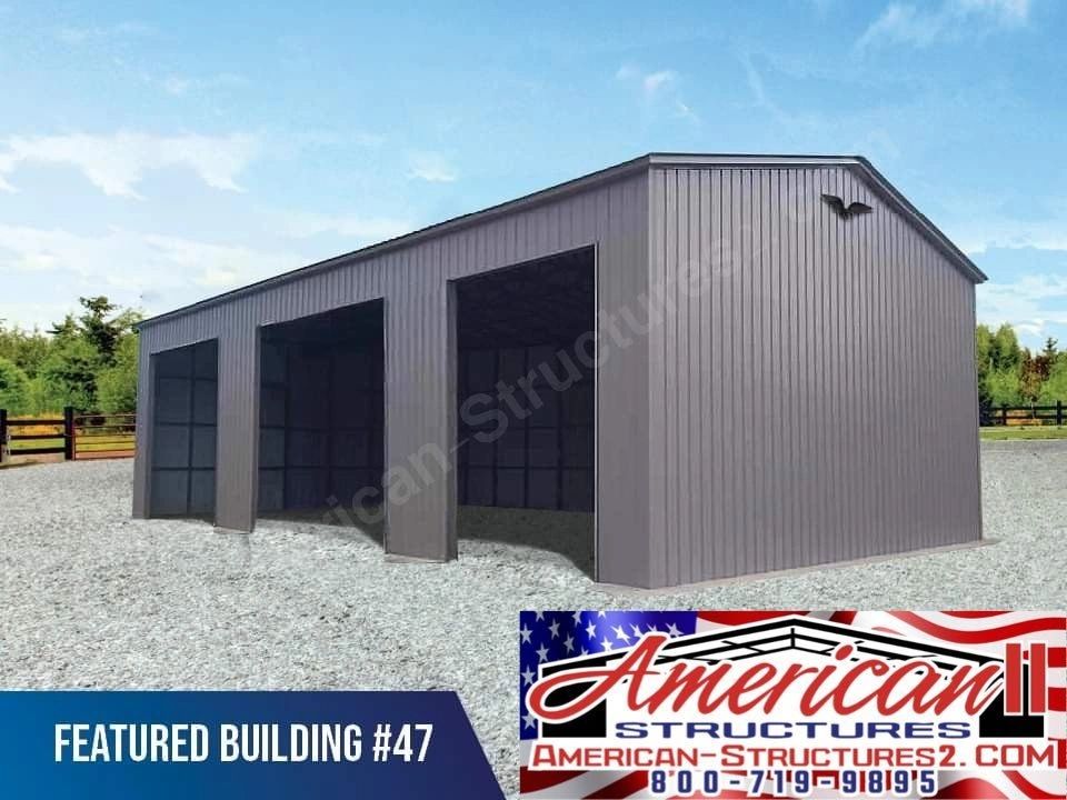 AMERICAN-STRUCTURES II - FB # 47 - 30X60X14 GARAGE - LOW AS $388.77 PER ...
