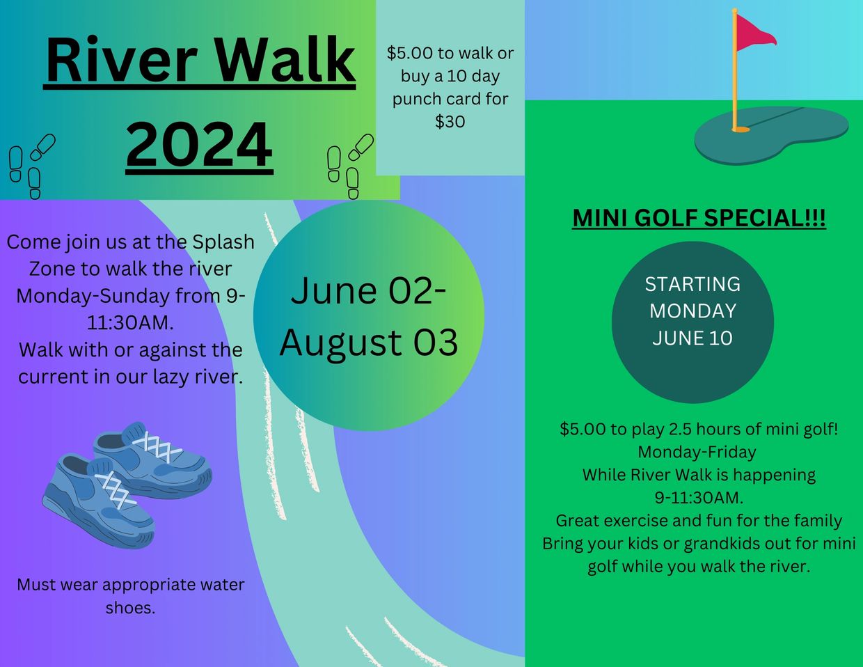 River Walk Class | Clarksburg Parks & Recreation
