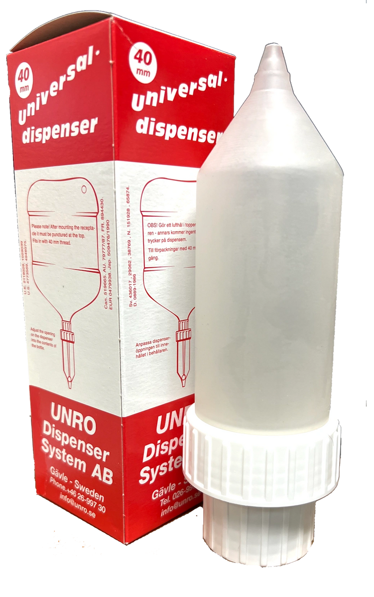 UNRO 40mm Dispenser to fit Parlor Pack system