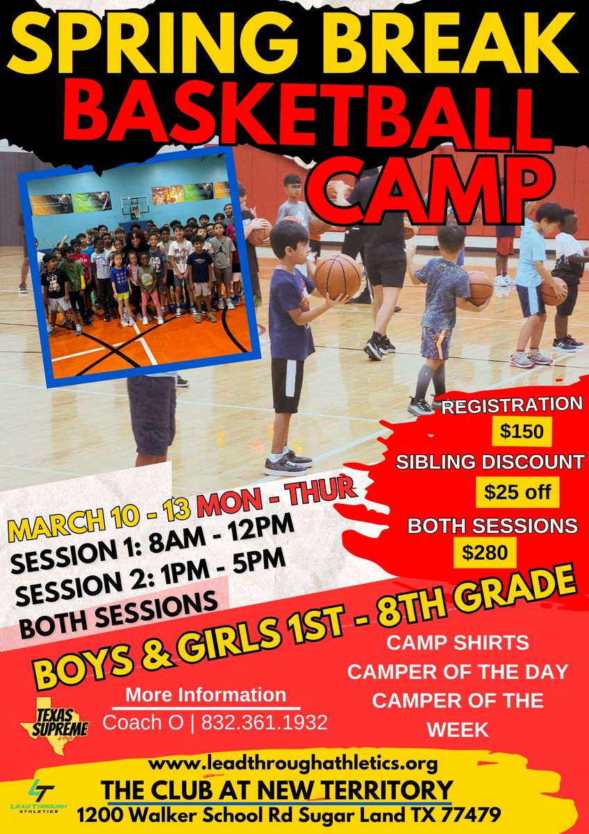 Spring Break Basketball Camp - New Territory