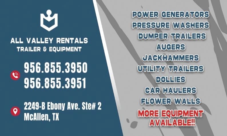 Equipment Trailer Rental Services | All Valley Rentals